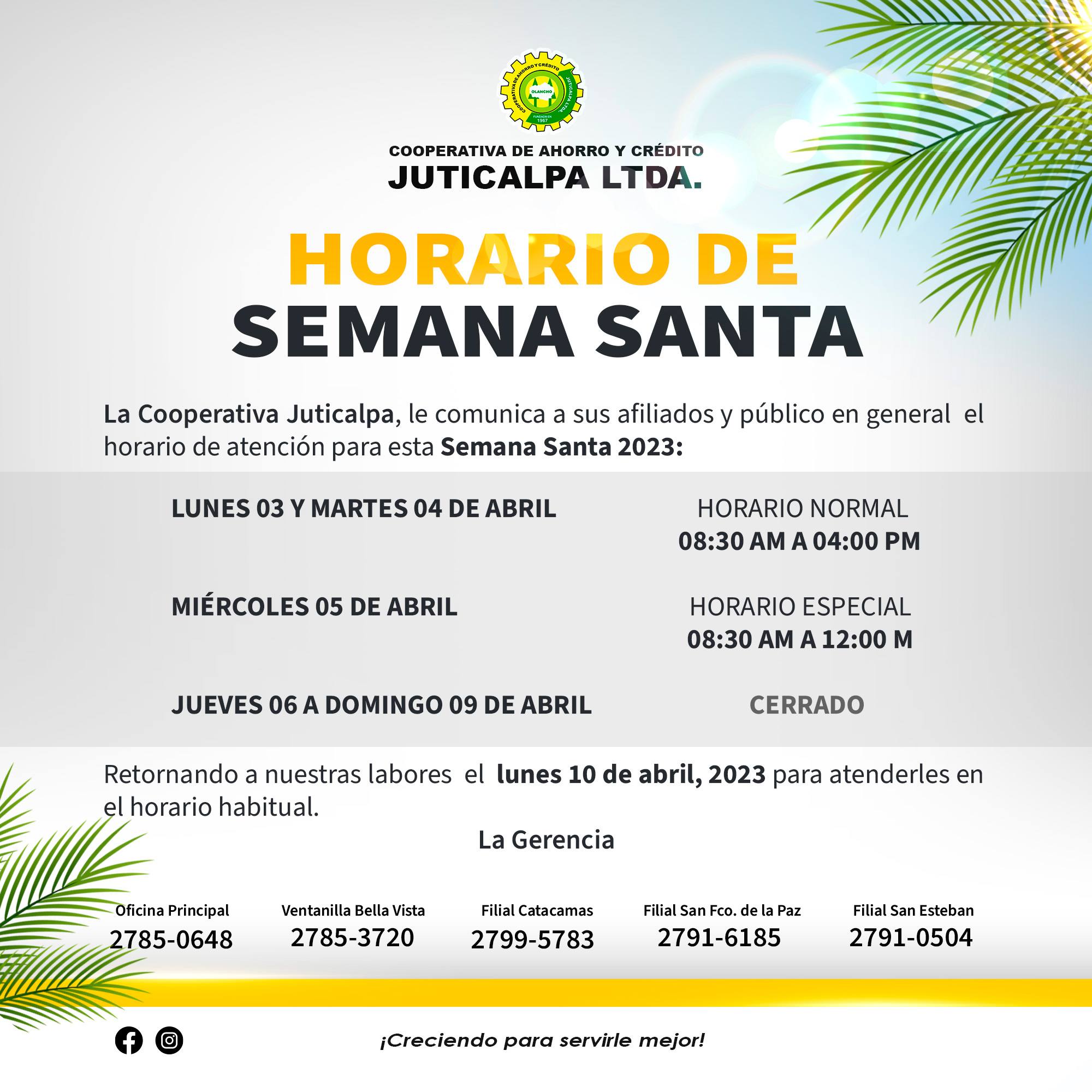 Comunicados – Cooperativa Juticalpa