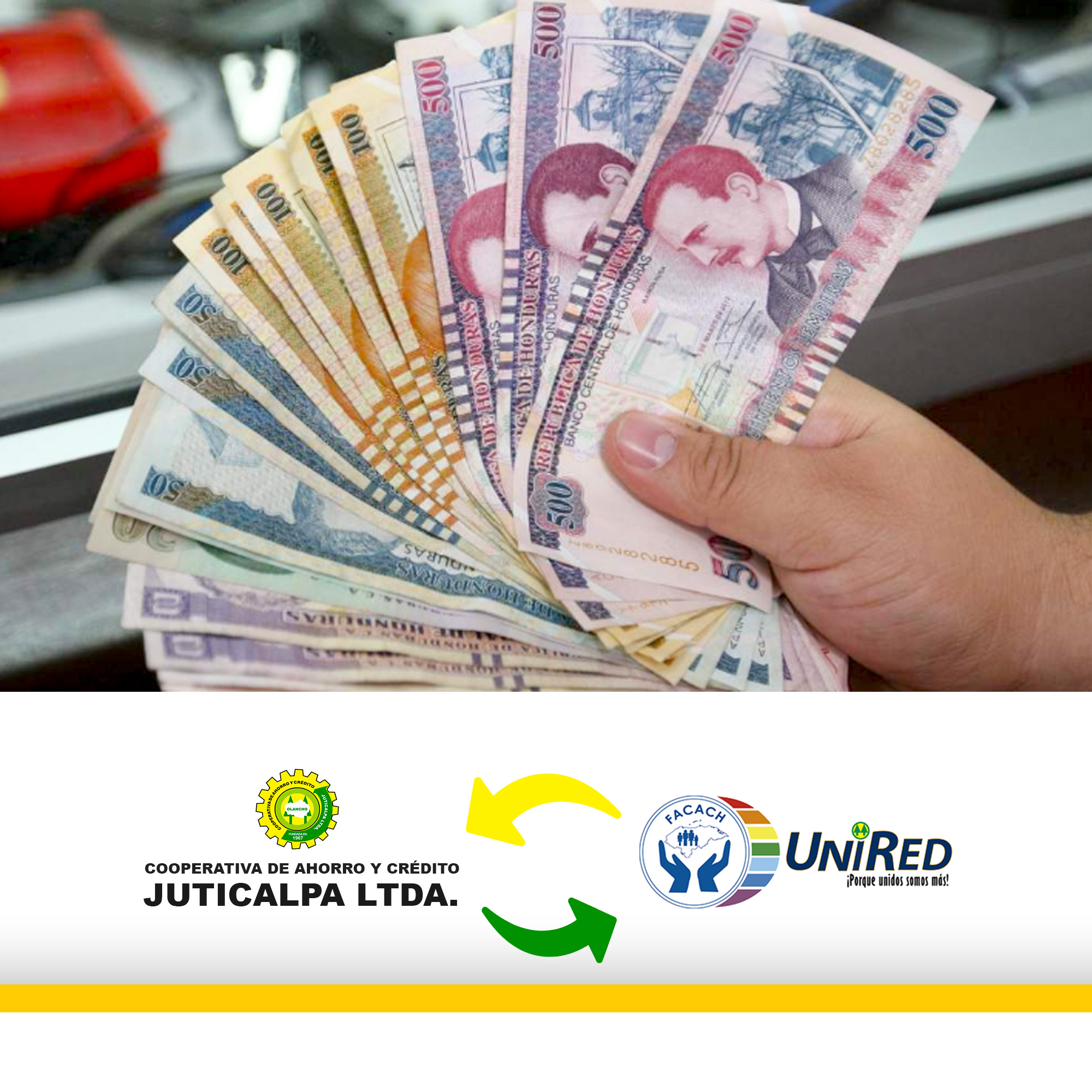 Servicio de UNIRED – Cooperativa Juticalpa